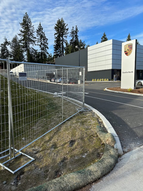New Construction Temporary Fence